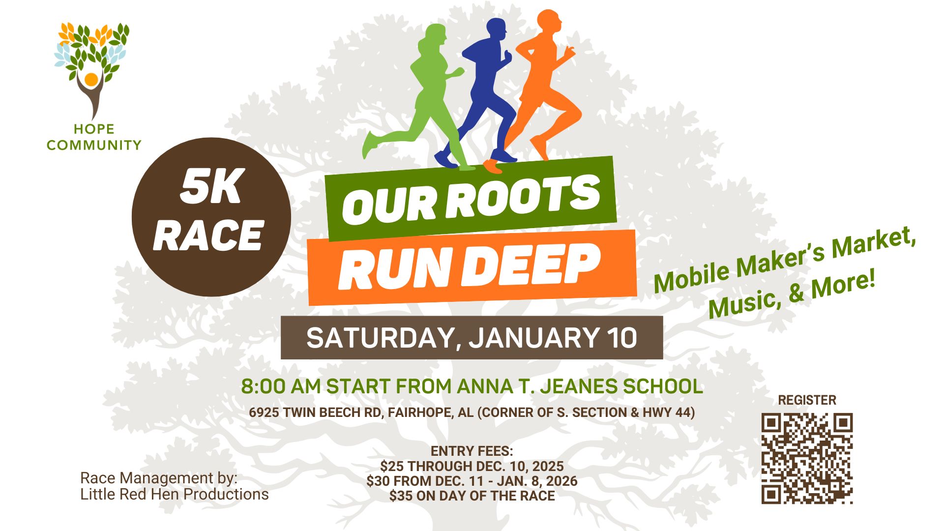 Our Roots Run Deep 5K Race 2026 - Hope Community
